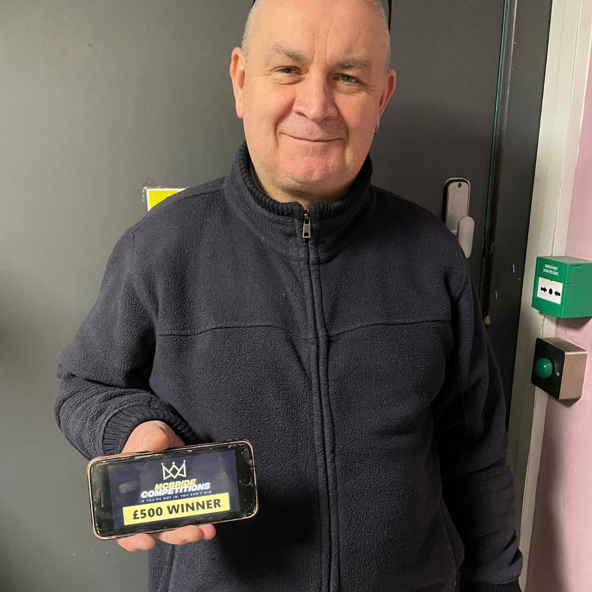 £500 WINNER - McBride Competitions